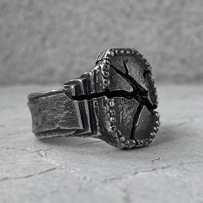 Project50g | CENTURION ring -a wide brutal ring with an roman motifs ...