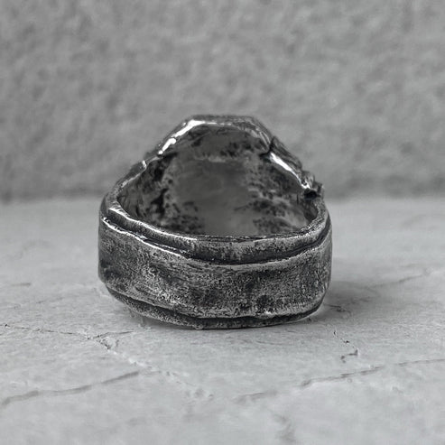 Project50g | CENTURION ring -a wide brutal ring with an roman motifs ...