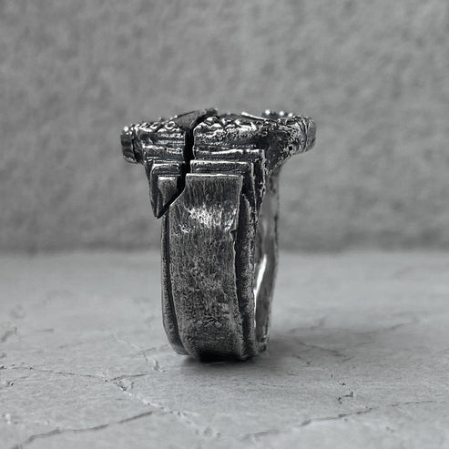 Project50g | CENTURION ring -a wide brutal ring with an roman motifs ...